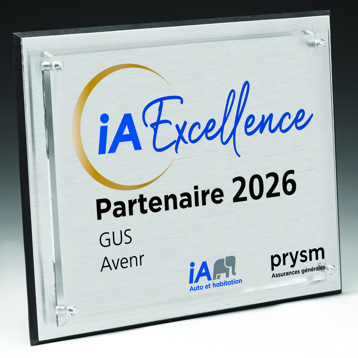 Brushed Aluminum Plaques - 6” x 8” - Innovation Line Canada