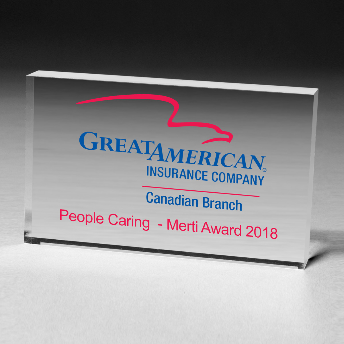 Rectangular Acrylic Paperweight 3” x 5” x 1/2” - Innovation Line Canada