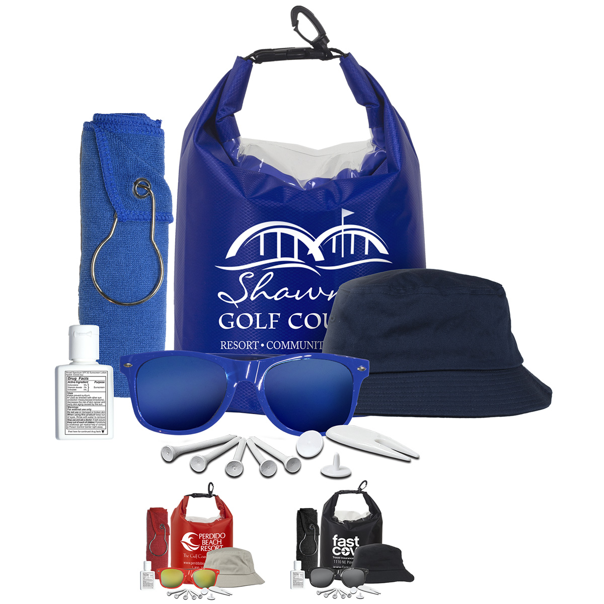 "FAIRWAY GOLF KIT" 13 Piece Golf Kit in Deluxe Dry Bag - Innovation ...